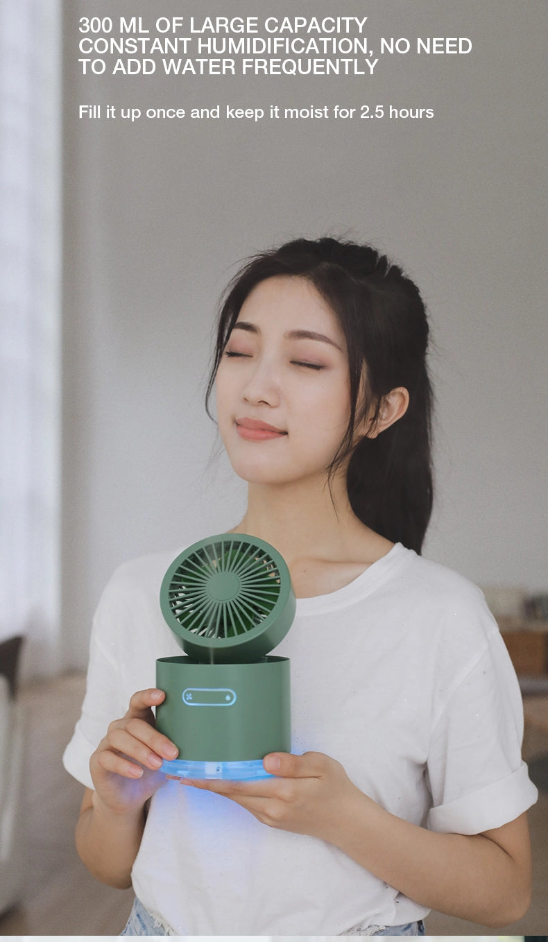 FRESH AIR™ ERGONOMIC DESIGN AND UNIQUE STYLE PORTABLE NECK FAN